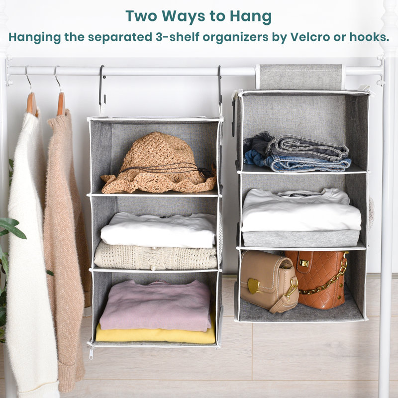 Detachable wardrobe organizer store